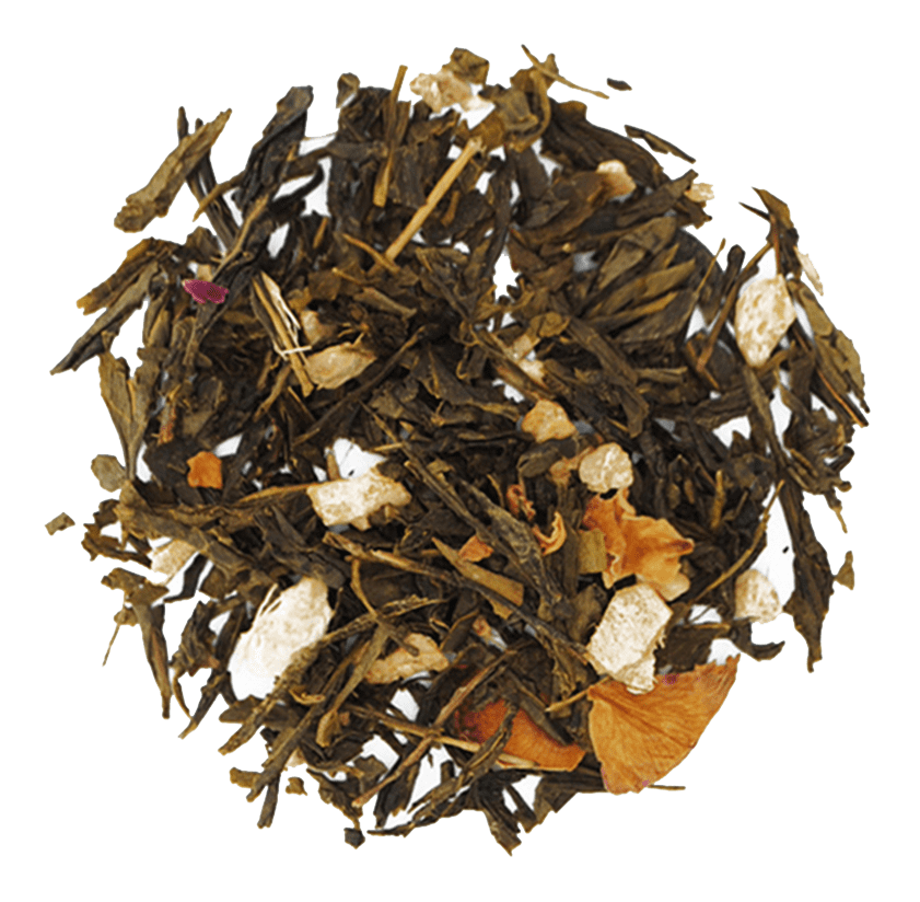 TeaCha Crisp Ginger Peach Green – TeaCha Tea